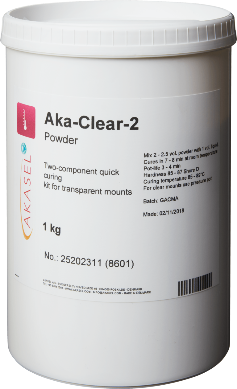Aka-Clear-2 Powder | Two-component Quick Curing Acrylic | Akasel