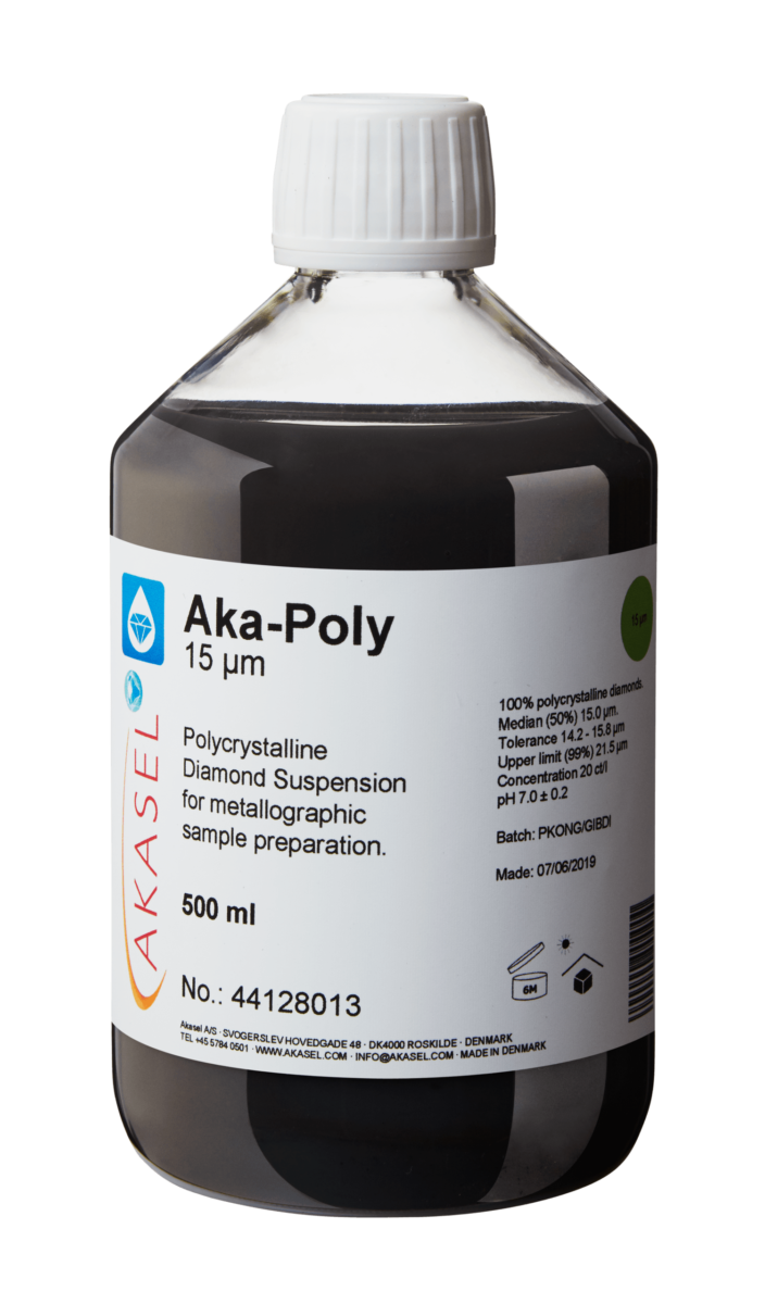 Traditional Diamond Suspensions for Polishing | Akasel A/S